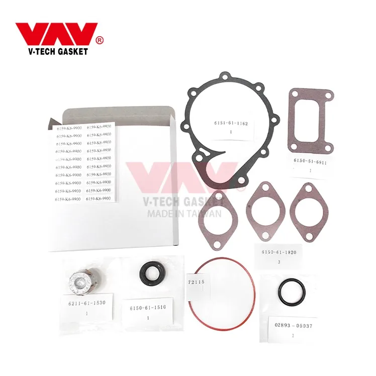 Engine Overhauling Gasket Kit Set 6159-K6-9900 Heavy Machinery Engine ...