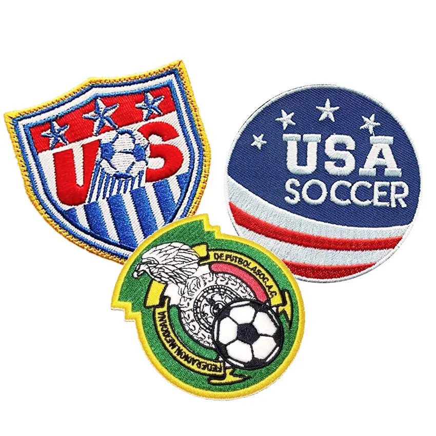 Custom Embroidered Sports Jersey Football Soccer Patches