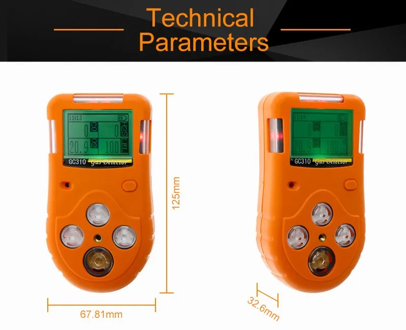 Entry Confined Space Personal Safety Usage Multi Portable Gas Meter ...