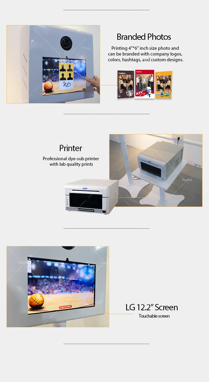 Photobooth Portable Selfie Digital Wedding Mini Photo Booth Machine ...