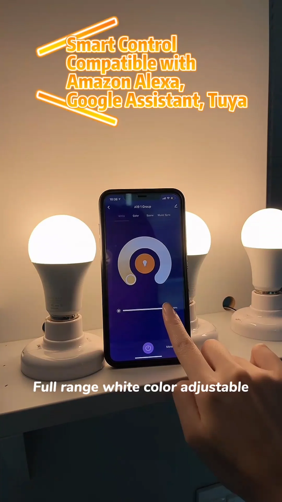 Rgb Tuya Smart Wifi Alexa Control Bedroom Living Room Decorative ...