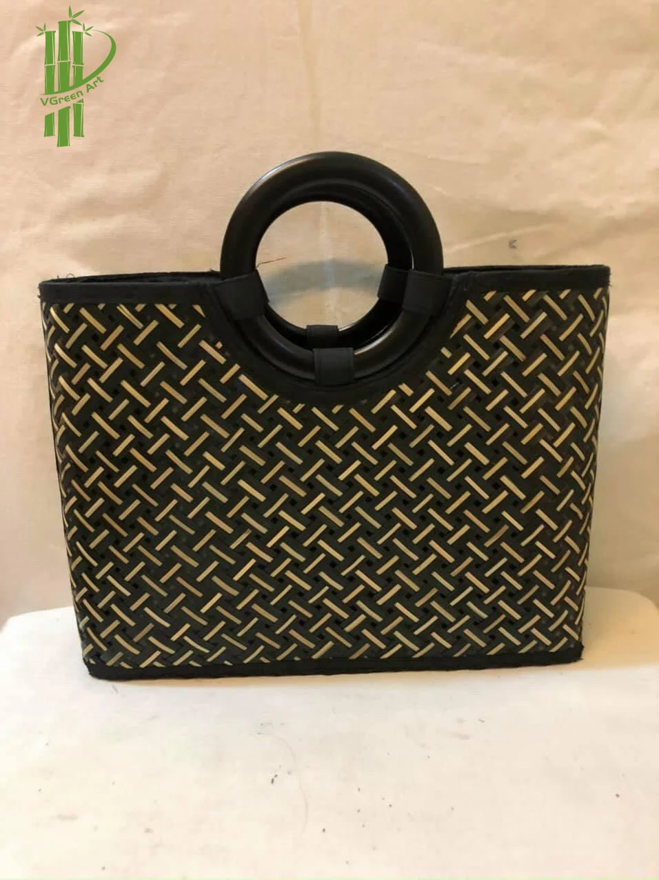 Simple Casual Rattan Crochet Large Tote Bag Women Handbag Ladies ...