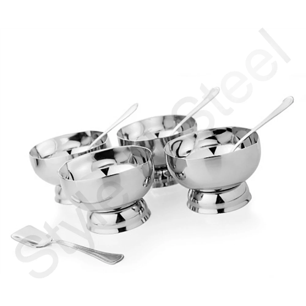 Designer Ice Cream Cup Stainless Steel High Quality Customized As Per ...