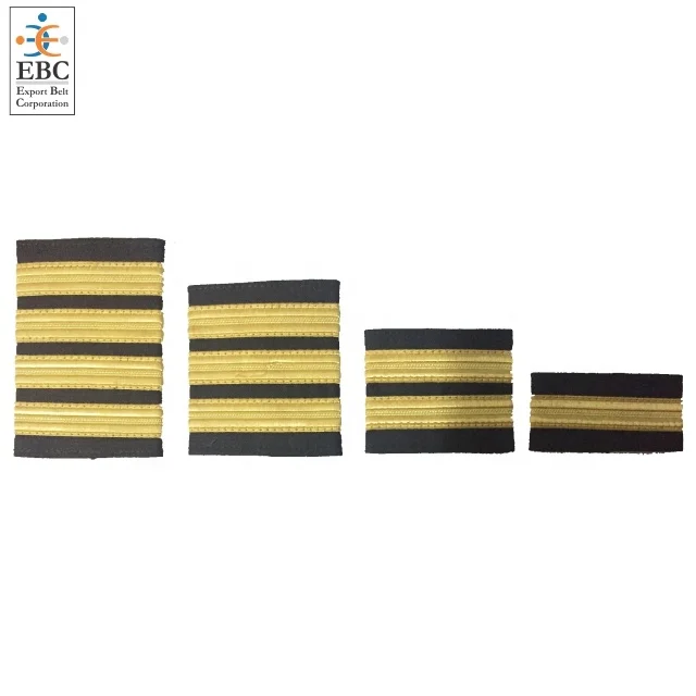 OEM Silver Epaulette Ranking Stripes - Captain First Officer