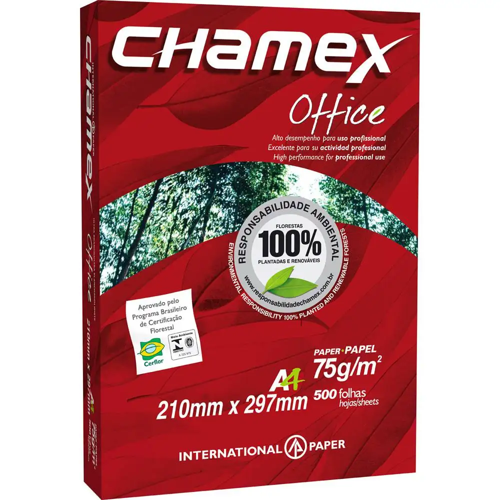Chamex A4 Copy Paper A4 70gsm 75gsm 80gsm / Papel Resma Chamex Multi A4 ...
