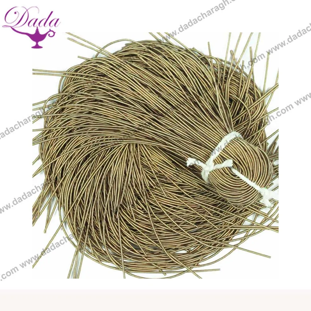 French Metallic Gimp Copper Bullion Wire Wire For Embroidery Work ...