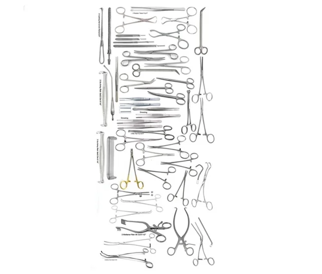 Cardiovascular Surgery Set - Premium Surgical Instruments