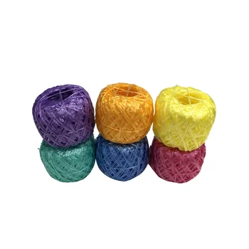 Twisted Pp Polypropylene Raffia Twine Rope - Buy Raffia Twist ...