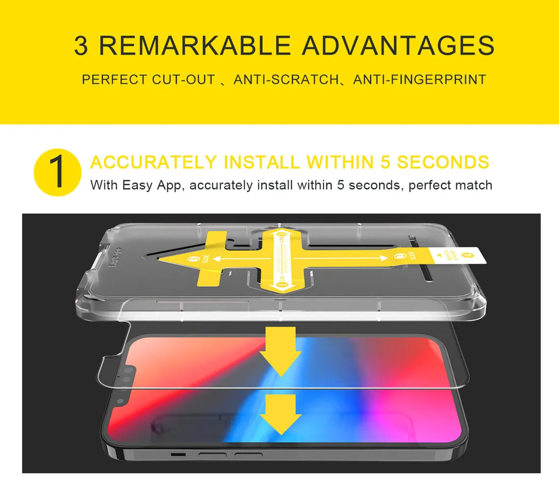 Tempered Glass Screen Protectors for Samsung Galaxy Phones