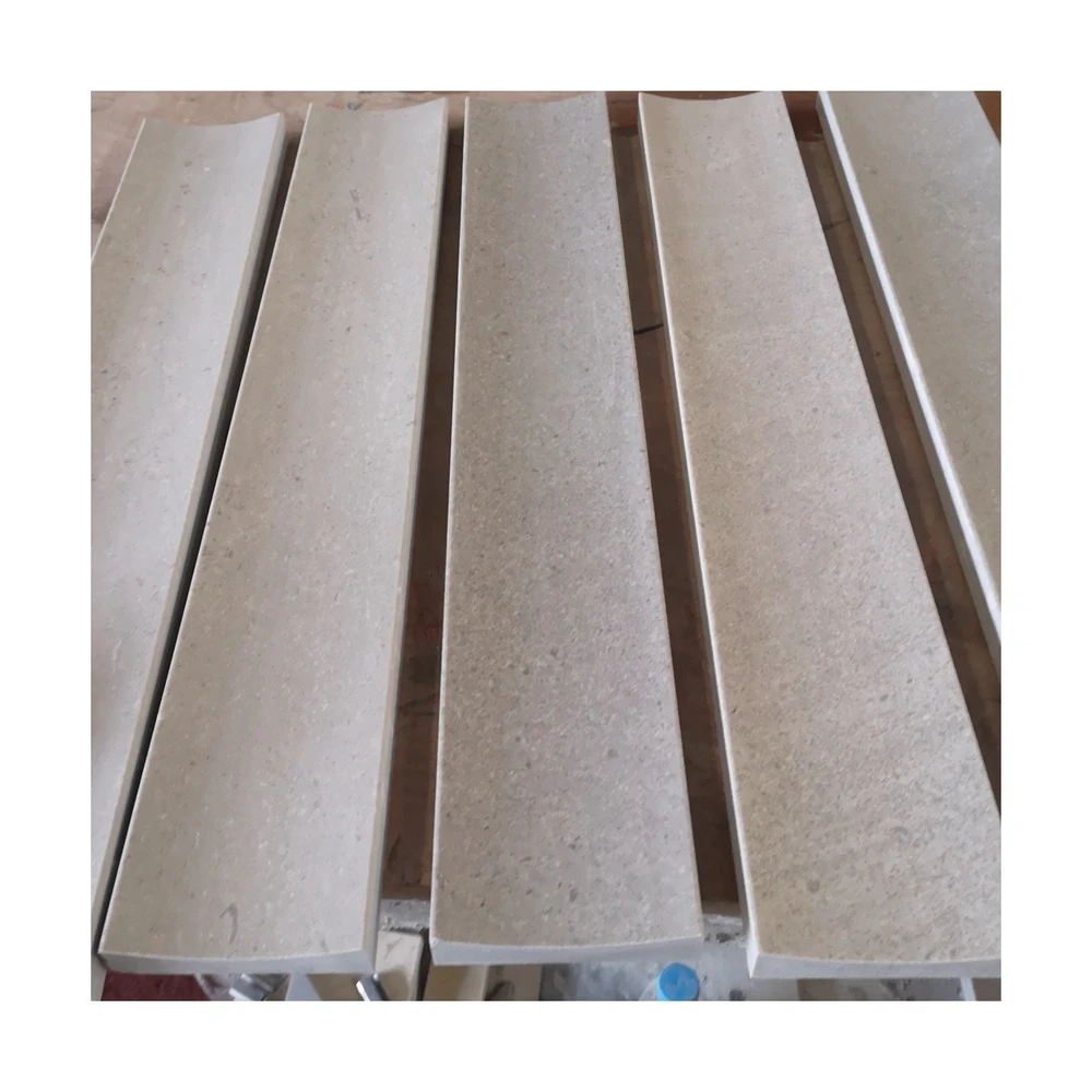 Wall Cladding Fluted Stone Chinese Natural Light Cinderella Grey ...