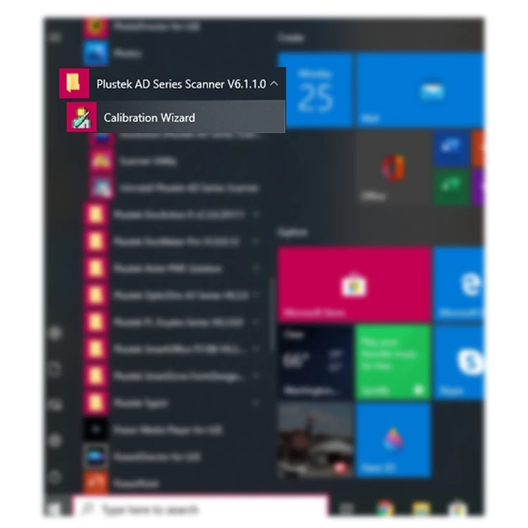 Plustek Calibration Control Sheet for S410 Portable Scanner