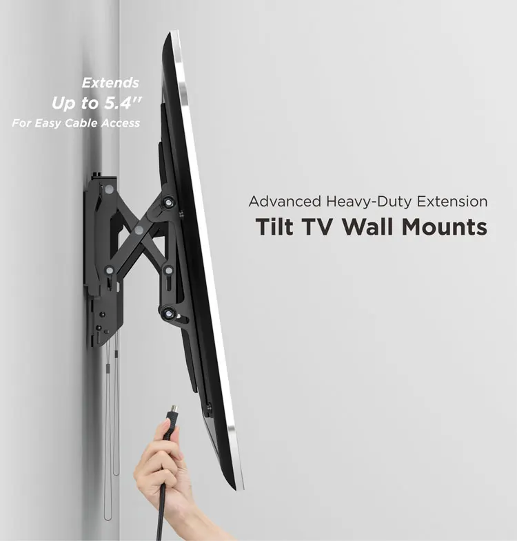 Universal Advanced Heavy-Duty Extension Tilt TV Wall Mount for 32"-75 ...