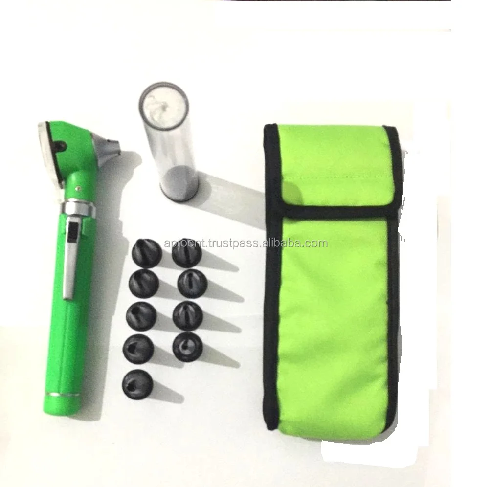 Plastic Body Fiber Optic Mini Otoscope With Led White Light For Ent And ...