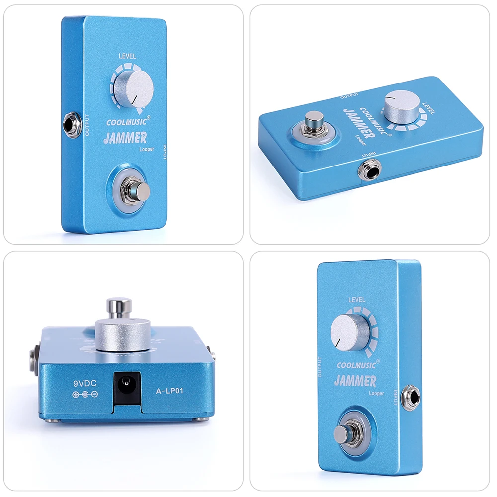 Bass Guitar Looper - Digital Preamp Pedal with 10-Min Recording