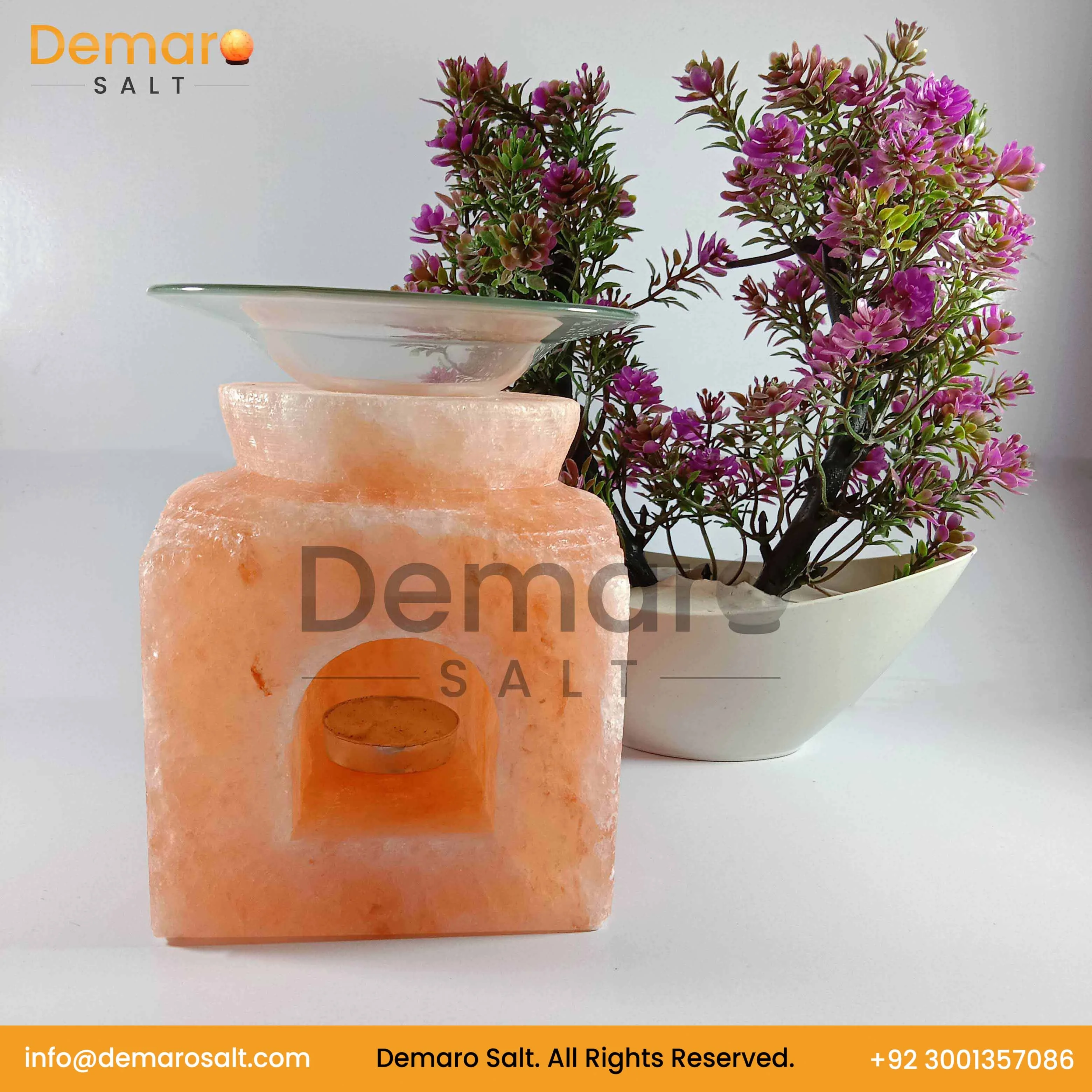 Alibaba.com: Himalayan Pink Rock Salt Oil Burner with Glass Plate ...