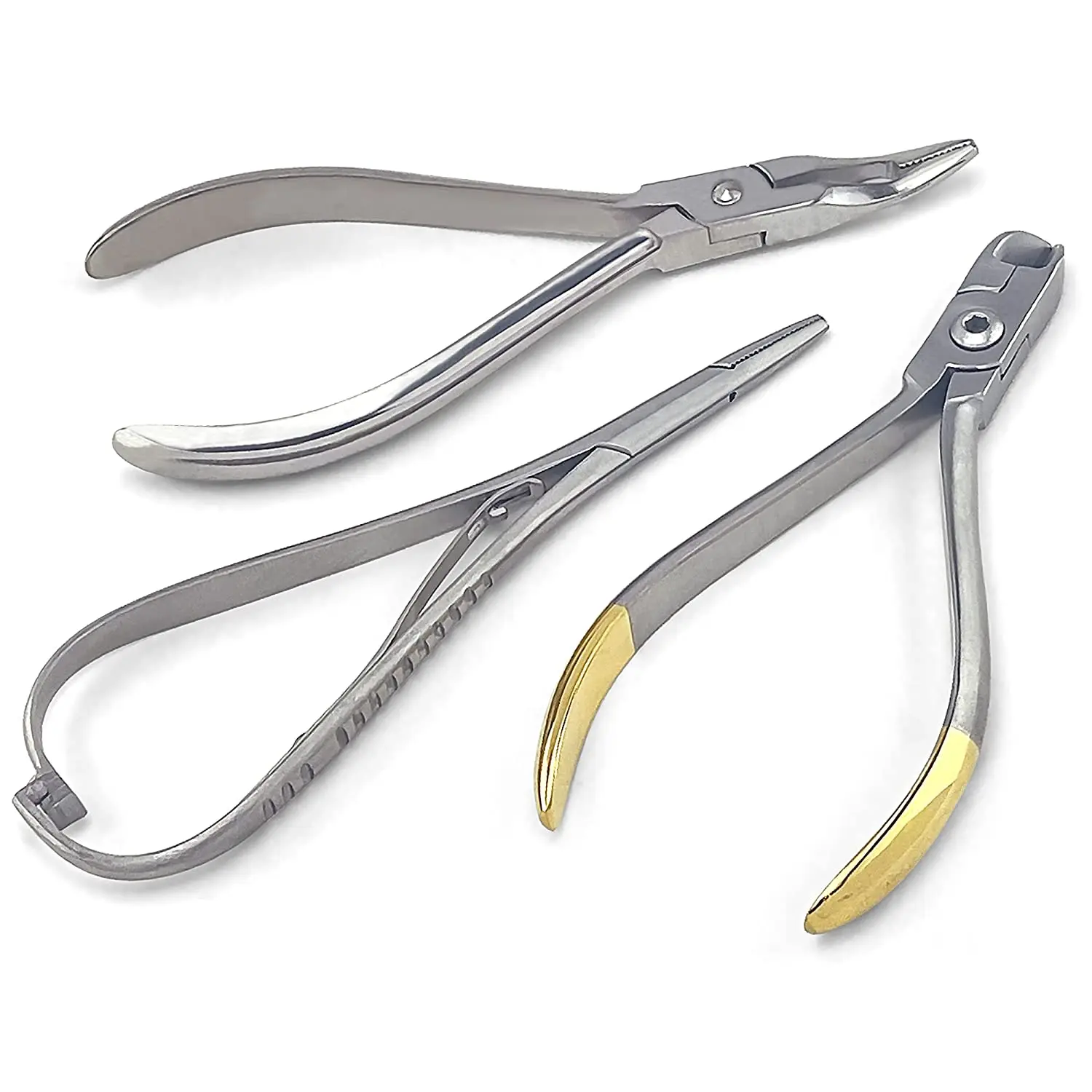 Dental 3 Pcs Orthodontic Instruments Tool Set Hard Wire Cutter,Mathieu ...