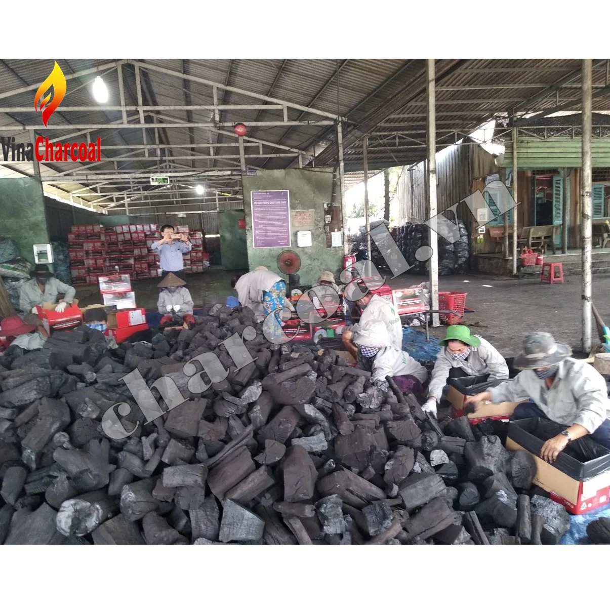 Bricket Charcoal For Hookah Fresh Coconut Shell Carbonero - Buy ...