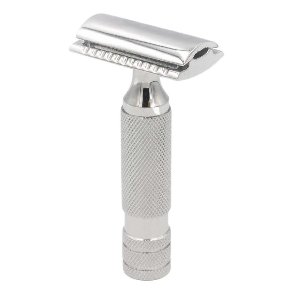 Double Edge Safety Razors,Classic Men Shaving Razor (BLACK)- Bronze ...