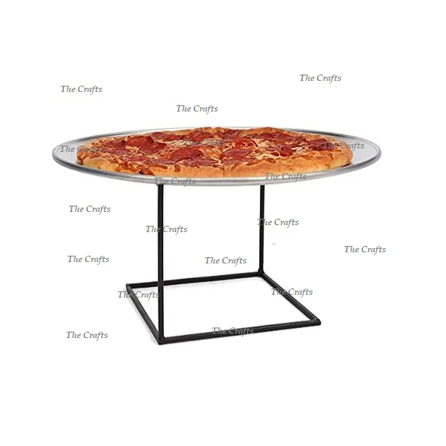 Fantastic Design Iron Pizza Stand Black Color Customized Size Pizza ...