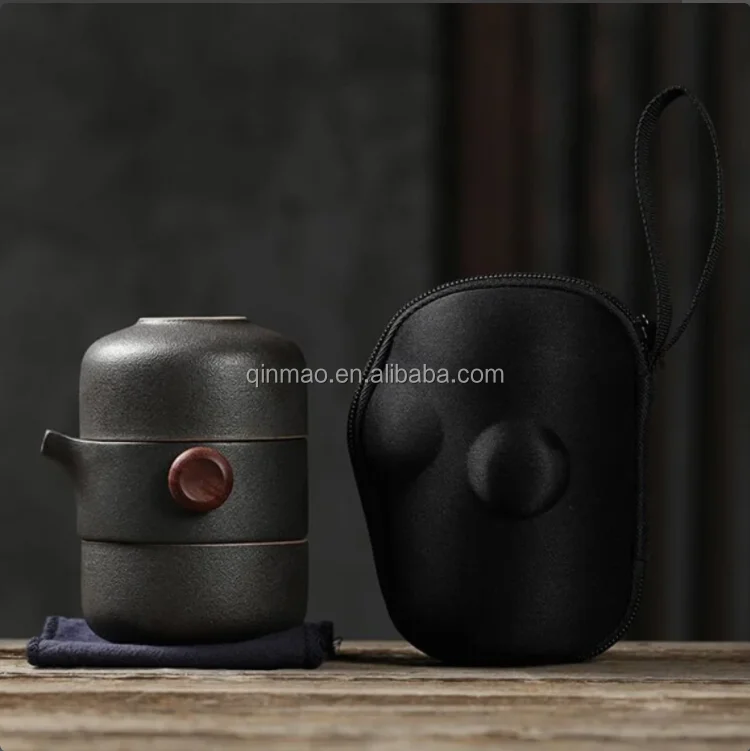 QM Portable Travel Tea Set - 6 Colors, Sustainable & Durable