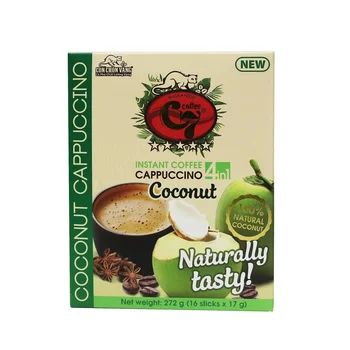 Coconut Coffee - Instant 4 In 1 - With 100% Coconut Milk Powder -golden ...