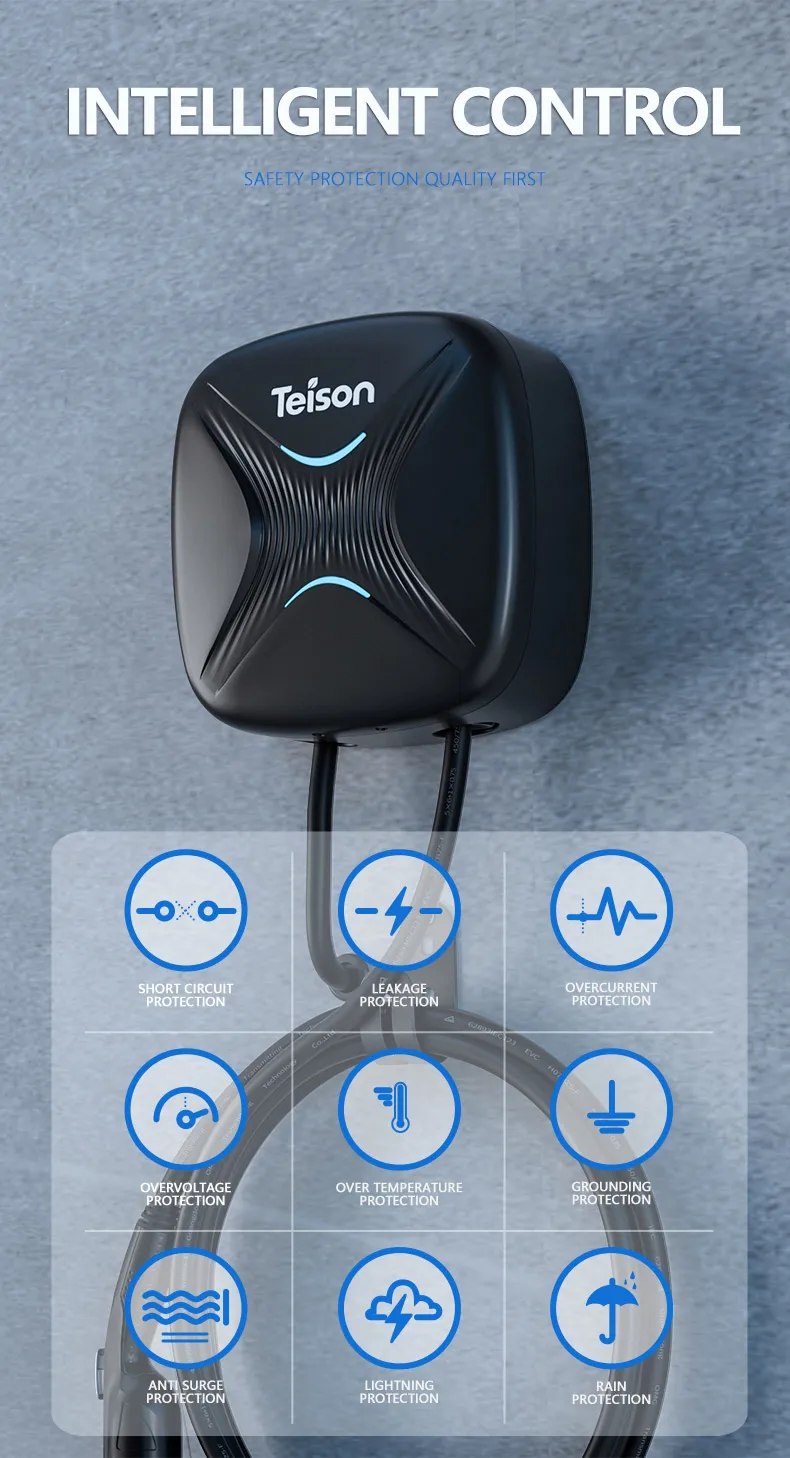 泰森智能OCPP 1.6J壁盒充电器应用程序/4G/wifi/带插座的射频识别电动车充电站| Alibaba.com