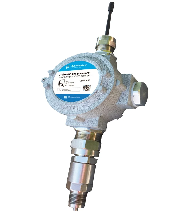 Wireless GSM Pressure and Temperature sensor, with integrated battery ...