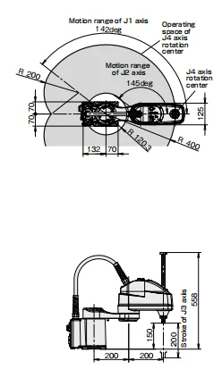 Fanuc Robot Sr-3ia Scara Robot 4 Axis Arm Manipulator Robot Joint Arm ...