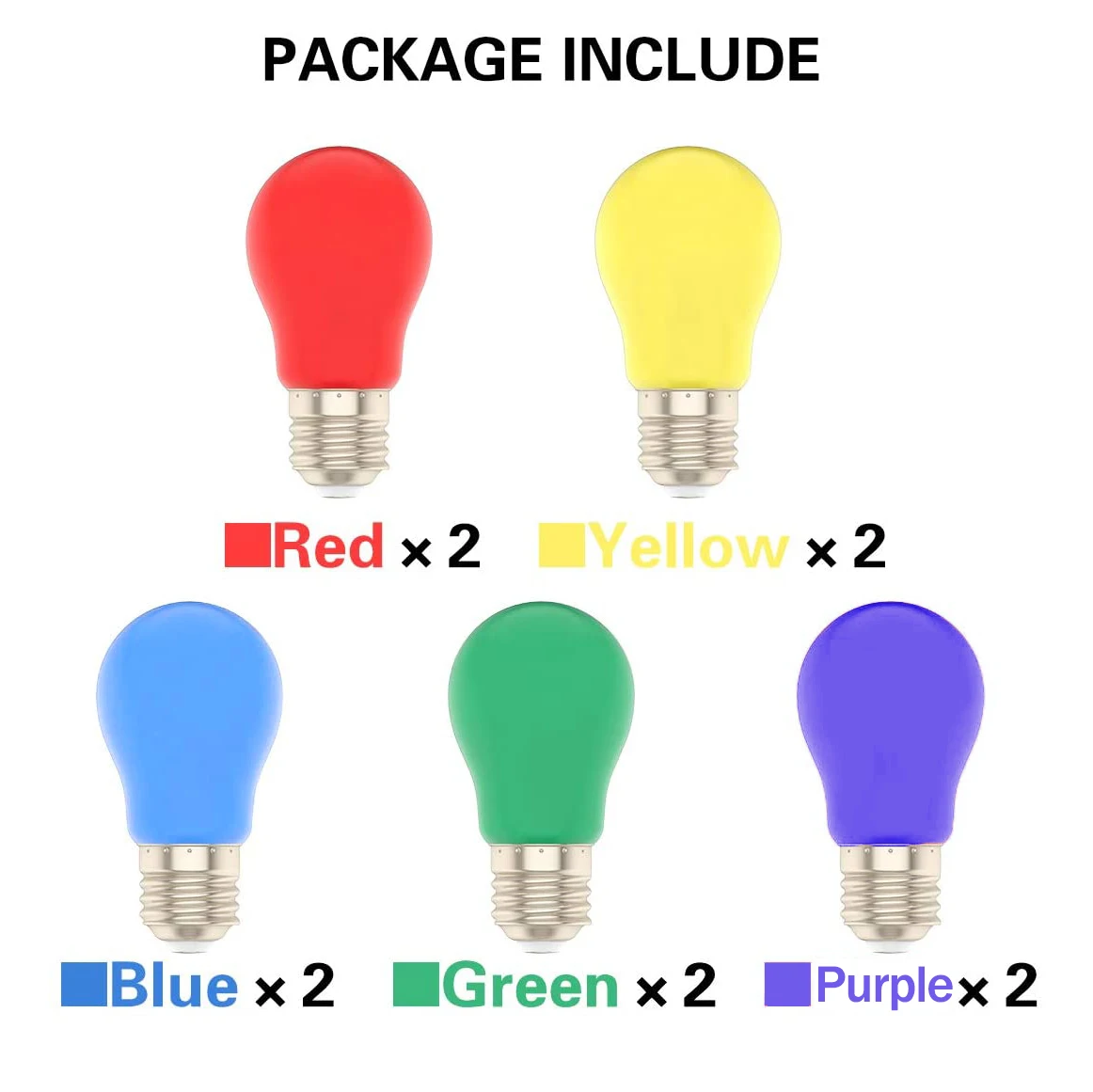 In Stock In Italy,Led E27 Screw Bulb 2w Rgb Filament Bulb,Edison Screw ...