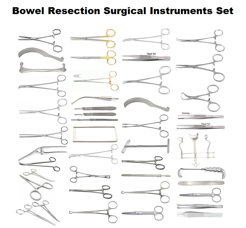Surgical Instruments Set Bowel Surgery Set Bowel Resection Surgical ...