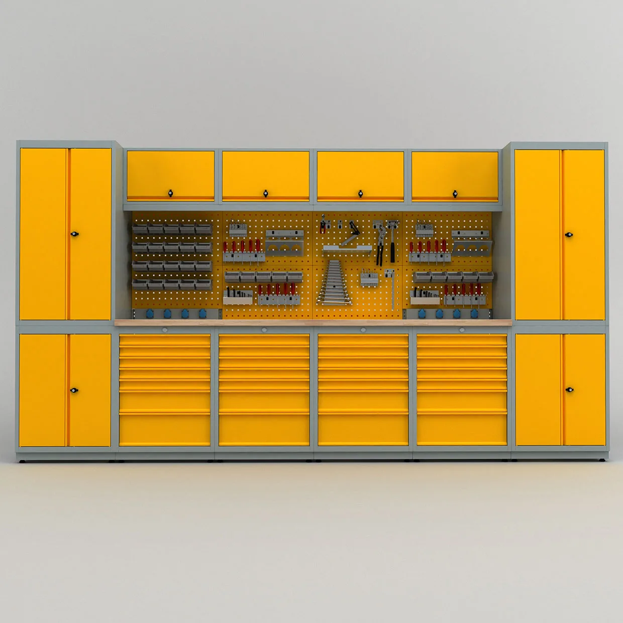 Modular Tool Cabinet System For Mechanic Garages - Buy Garage Cabinets ...