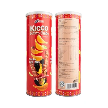 Kicco มันฝรั่งทอดแบบกระป๋อง,ใหม่/ครีมเปรี้ยวและหัวหอม/เตาย่างควัน ...