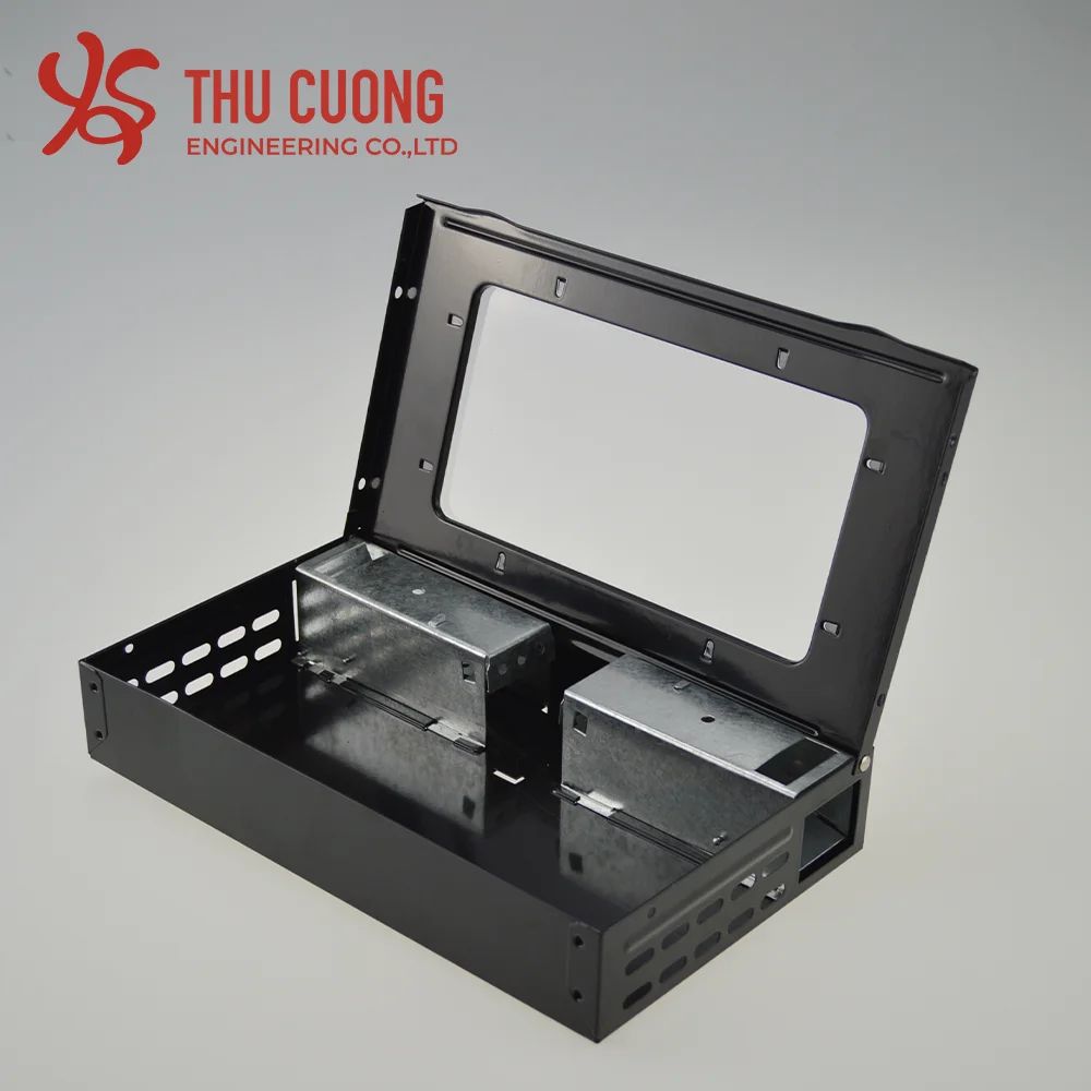 Solid State Black Metal Mouse Trap Galvanized Steel Kill-Free Pest ...