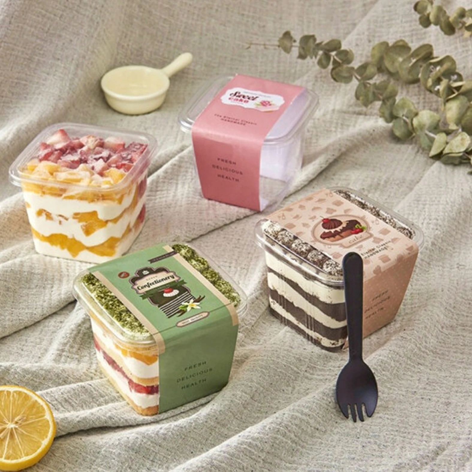 Transparent Sweet Candy Disposable Plastic Containers