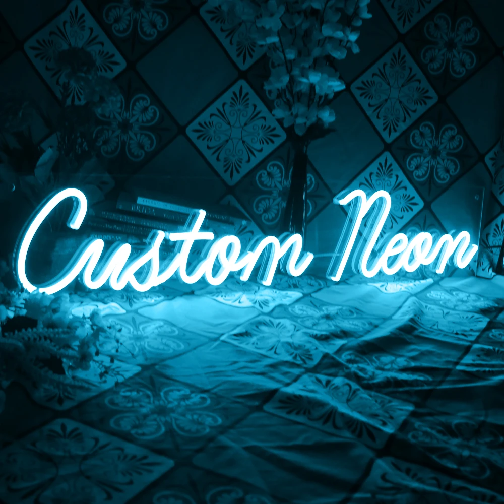 Custom Led Neon Flex Signs For Wedding Birthday Bridal Shower Gaming ...
