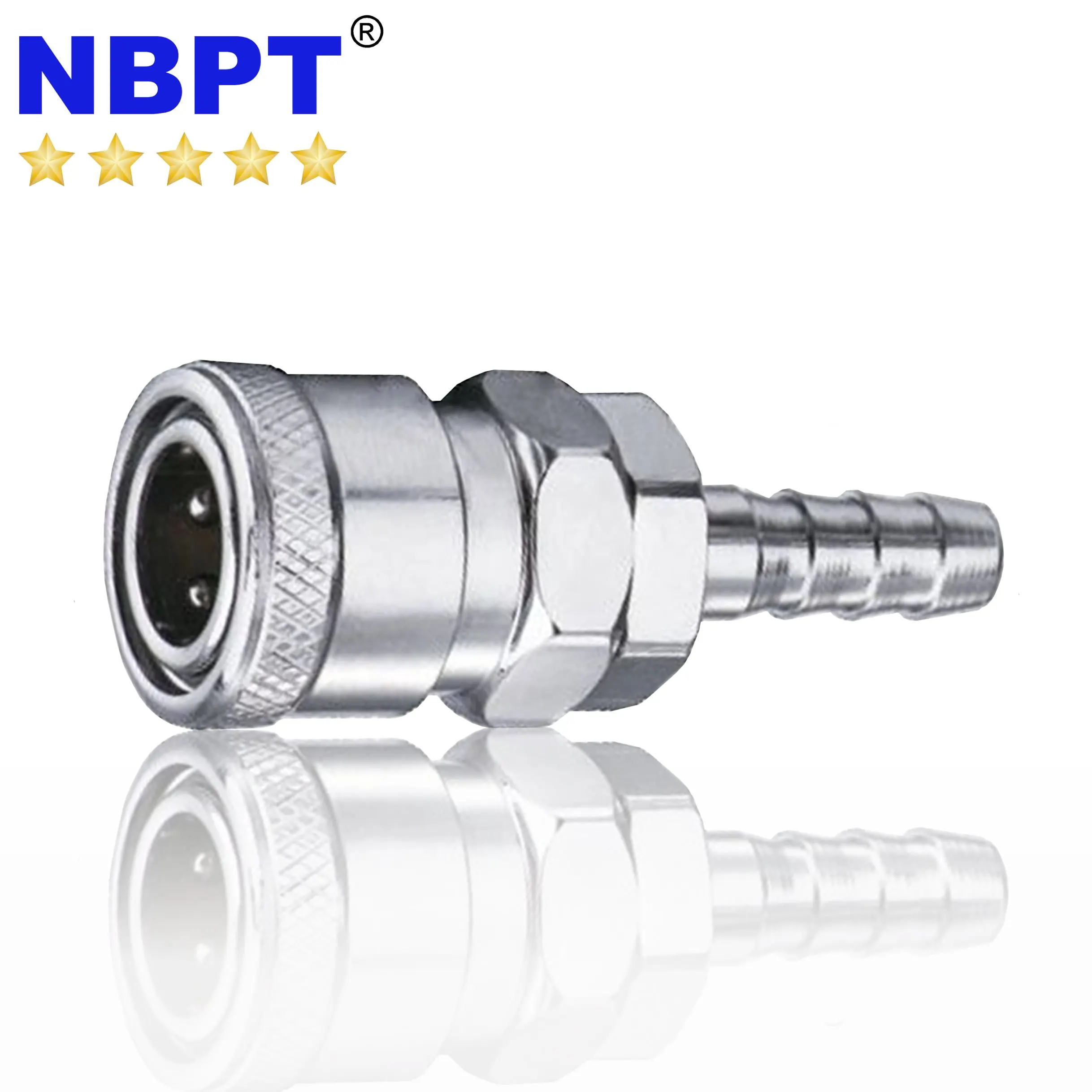 Pneumatic Fittings Coupler SH Series Barb Hose Quick Coupler by NBPT ...