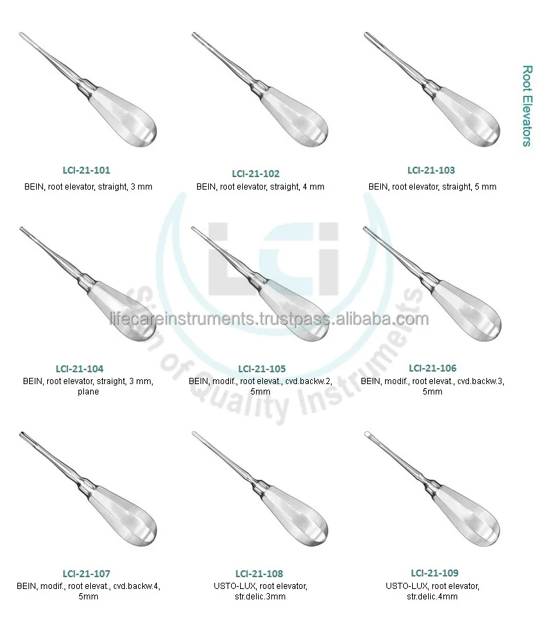 Dental LUXATING Elevators - Precision Root Extraction Tools