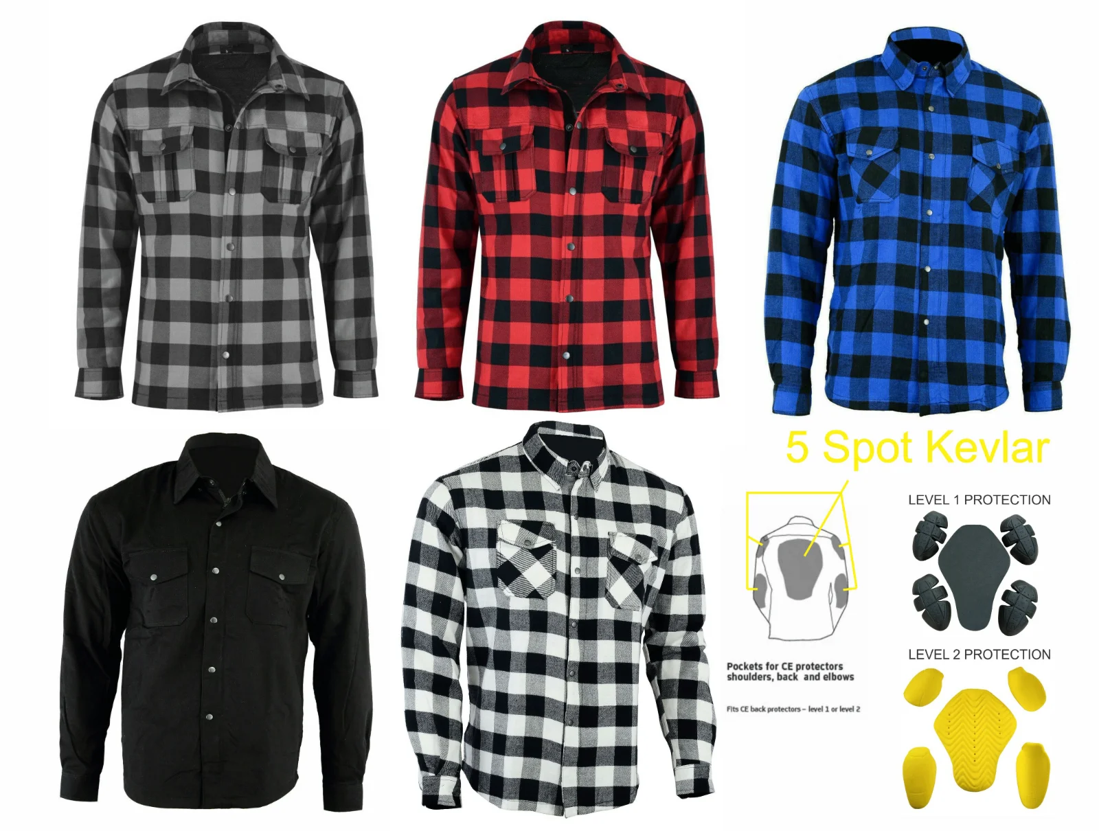 Wholesale Motorbike Protective Flannel Shirt For Men And Women ...