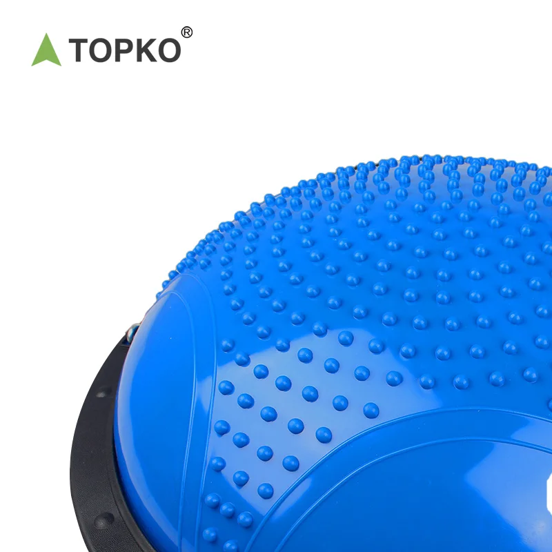Topko Pilates Fitness Wave Speed Ball With Resistance Band Massage ...