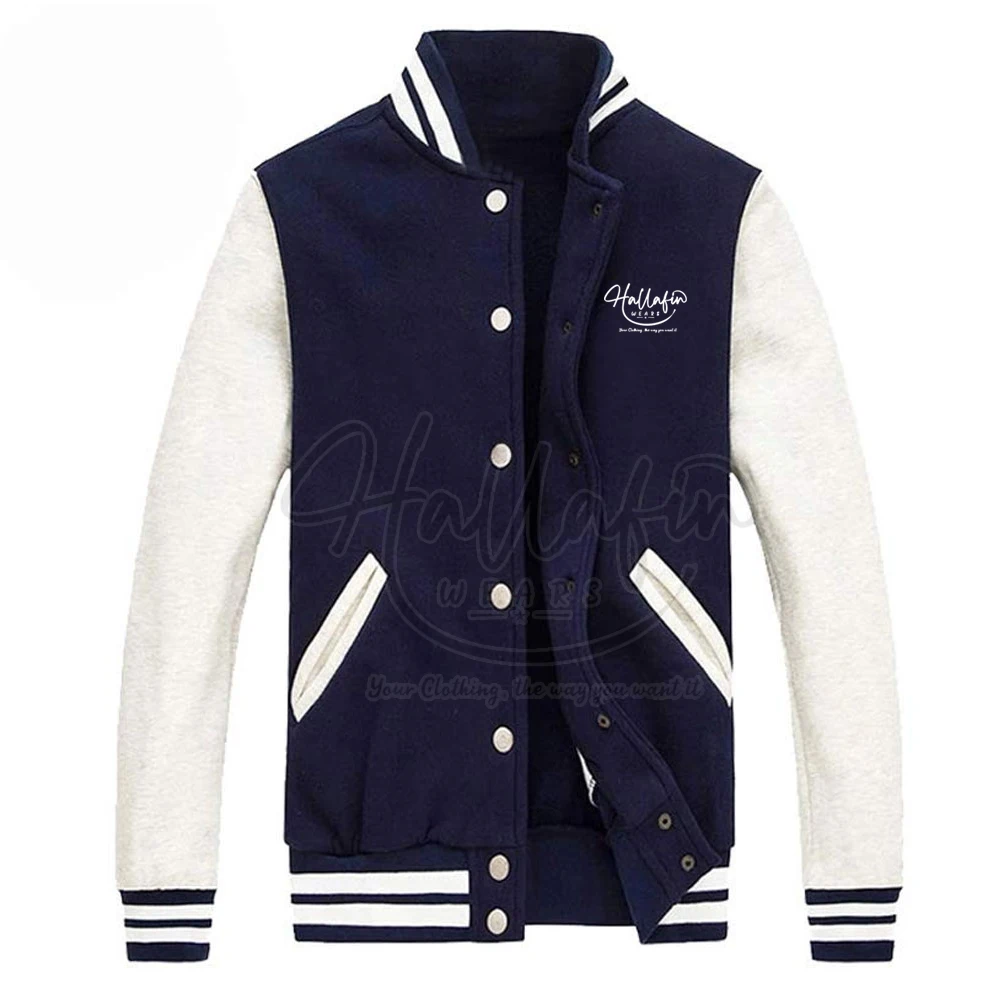 Custom Size Logo Varsity Jacket With Chenille Patches Embroidery Wool ...
