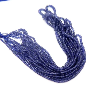 100% Natural Gemstone Made Beautiful Sapphire Bead Strings Faceted 18 ...