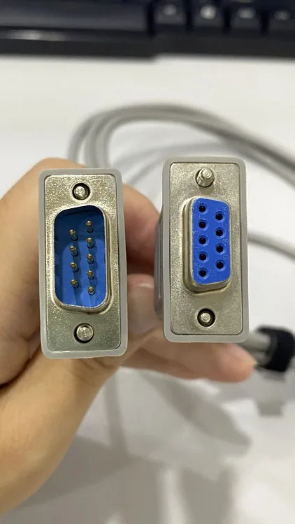 Vga Cable Db9 Straight Through Serial Cable Connector Db9 Male To ...