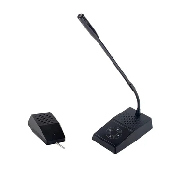 Bank Hospital Counter Intercom Talk Through Glass Full-duplex Window ...