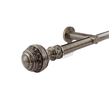 25mm Aluminium Window Curtain Rods And Curtain Poles Accessories - Buy ...