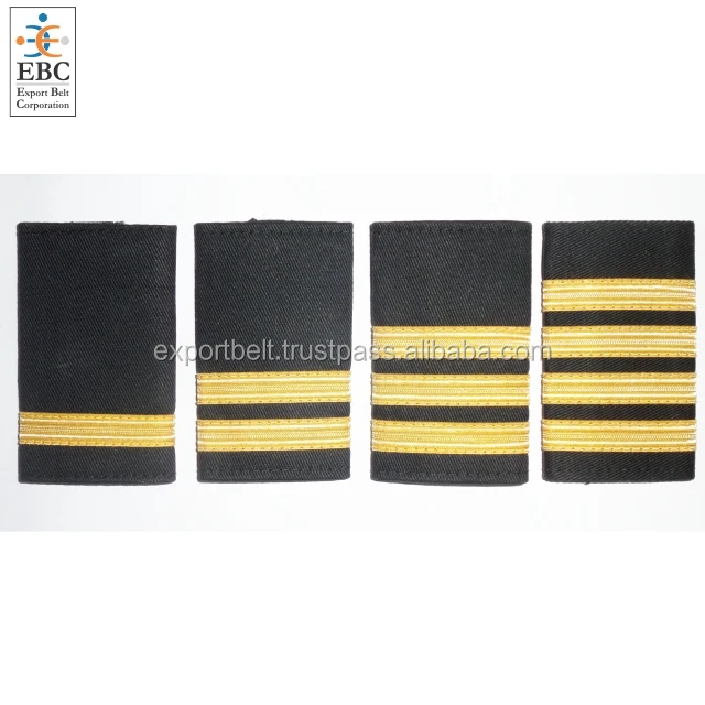 Oem Epaulets And Rank Stripes Pilot Uniforms And Pilot Shirts Pair Of ...
