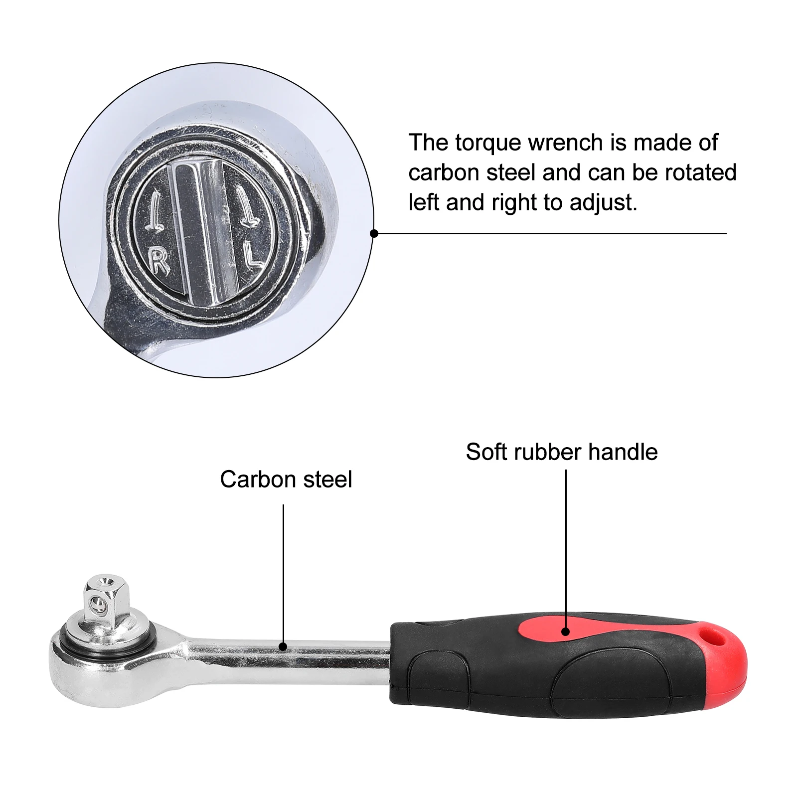 40 PCS Socket Set for Practical Motorcycle Repairs Tools