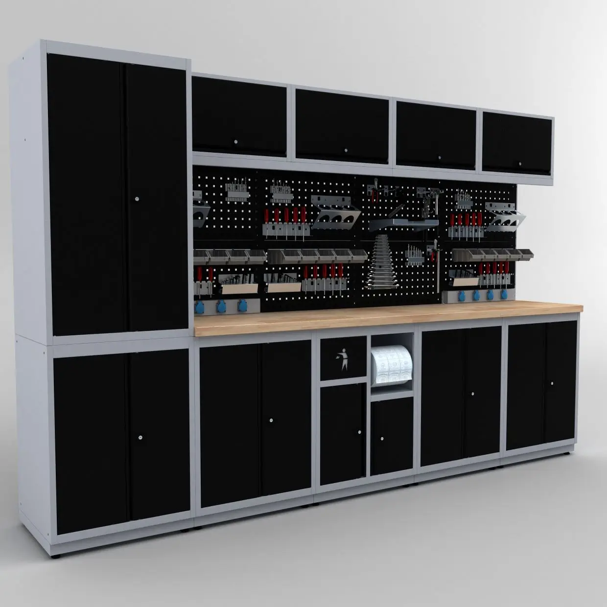 Modular Tool Cabinet System For Mechanic Garages - Buy Garage Cabinets ...