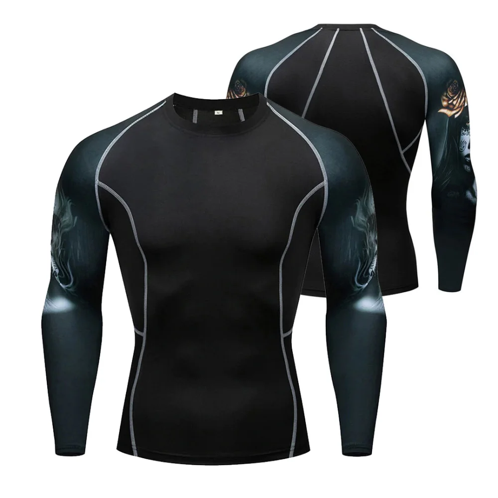 Top Trending Rash Guard Made With Polyester And Nylon Long Sleeve ...