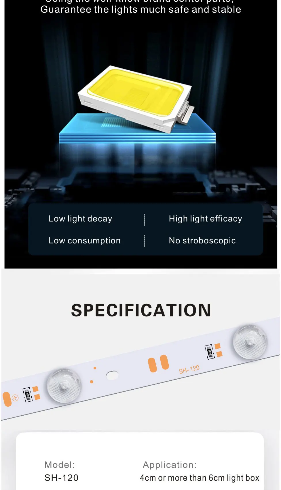 170 Degree 12V Casing LED Strip Light - Efficient Lighting