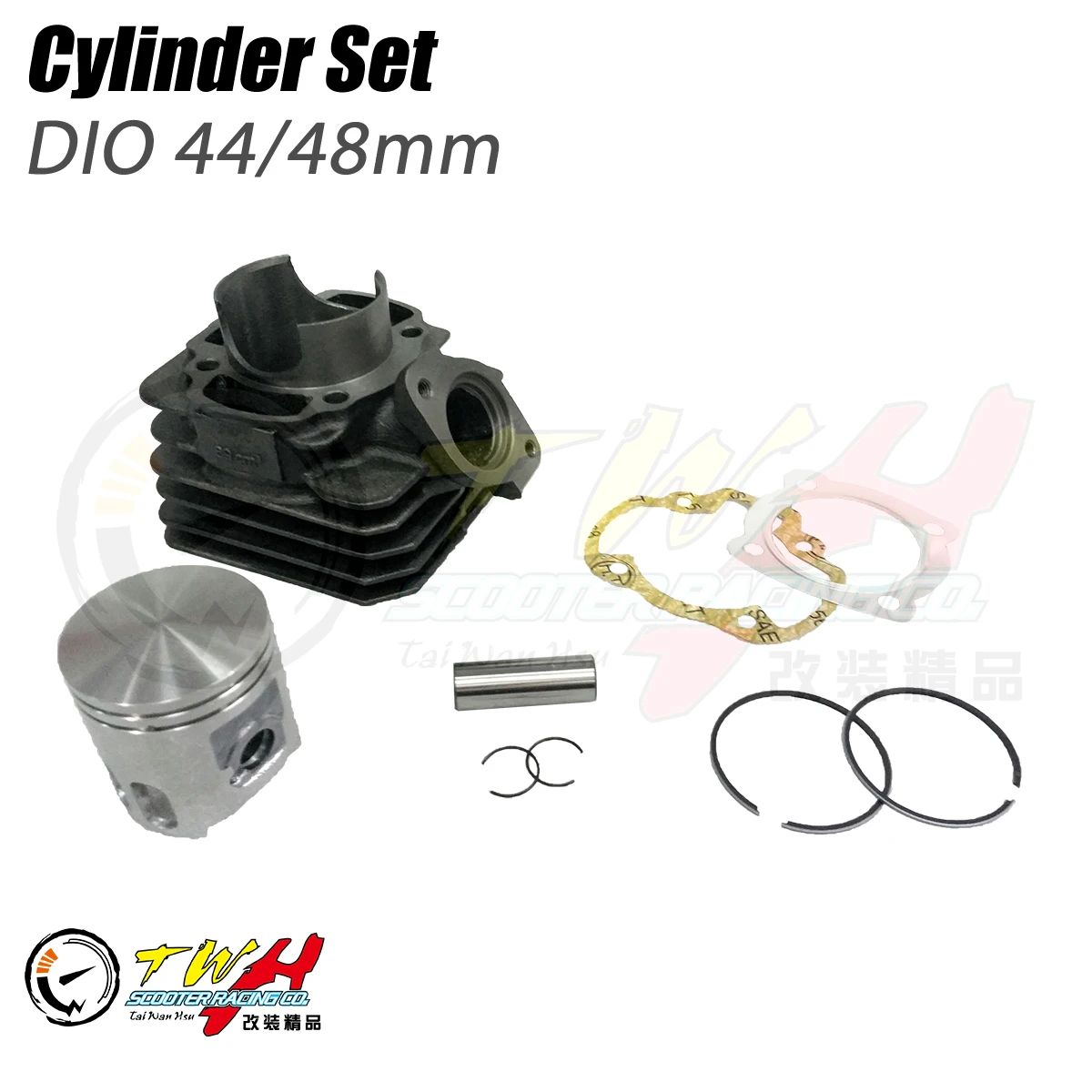 TWH DIO Motorcycle Modified Engine 44/48MM Cylinder Kit